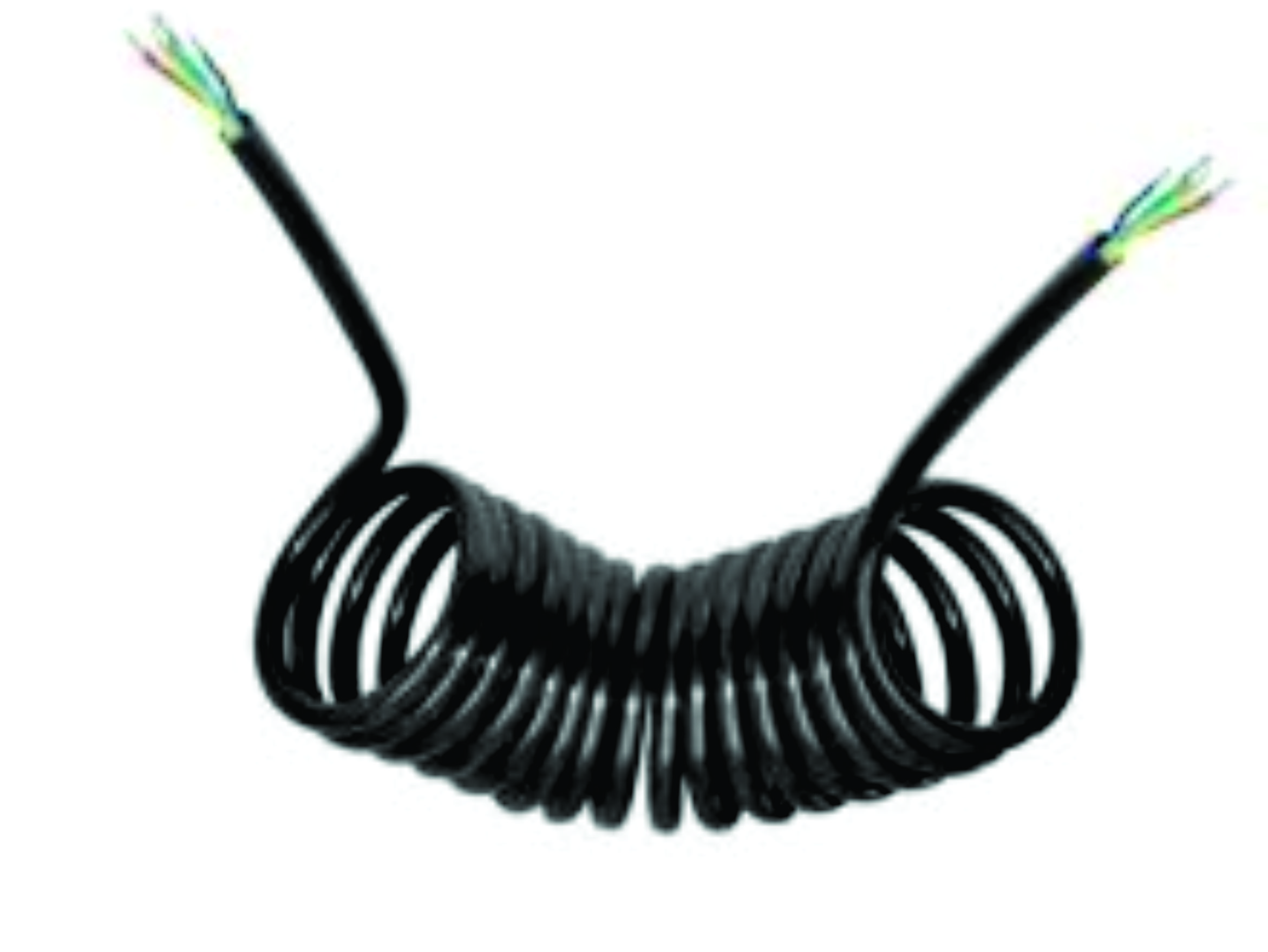 CHICOTE de Cables en ESPIRAL UNIVERSAL 7 VIAS LARGO: 6.5m para Trayler ...