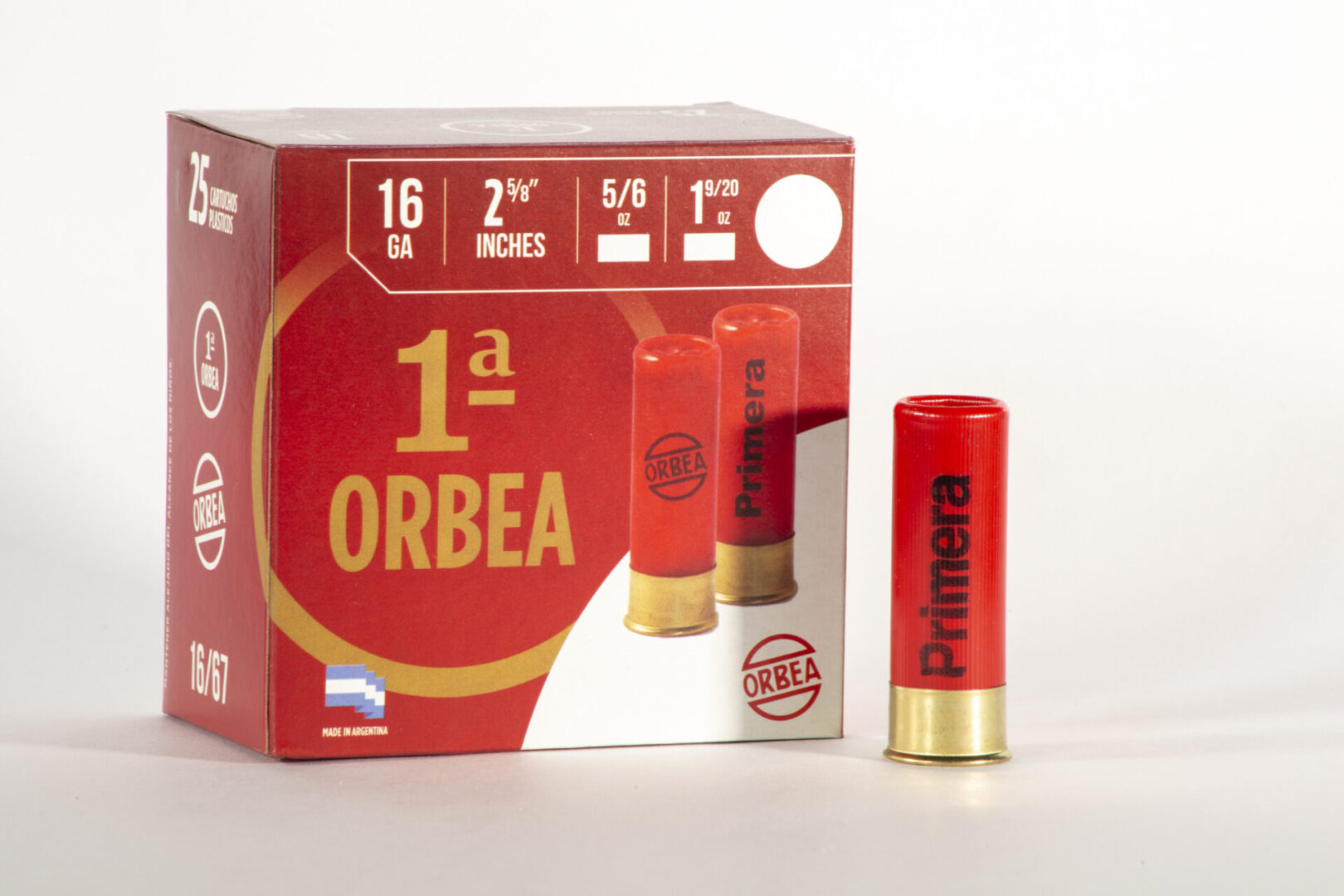 Cartucho para Escopeta Cal. 16/67 1a. ORBEA Perdigones Finos – Mundo ...